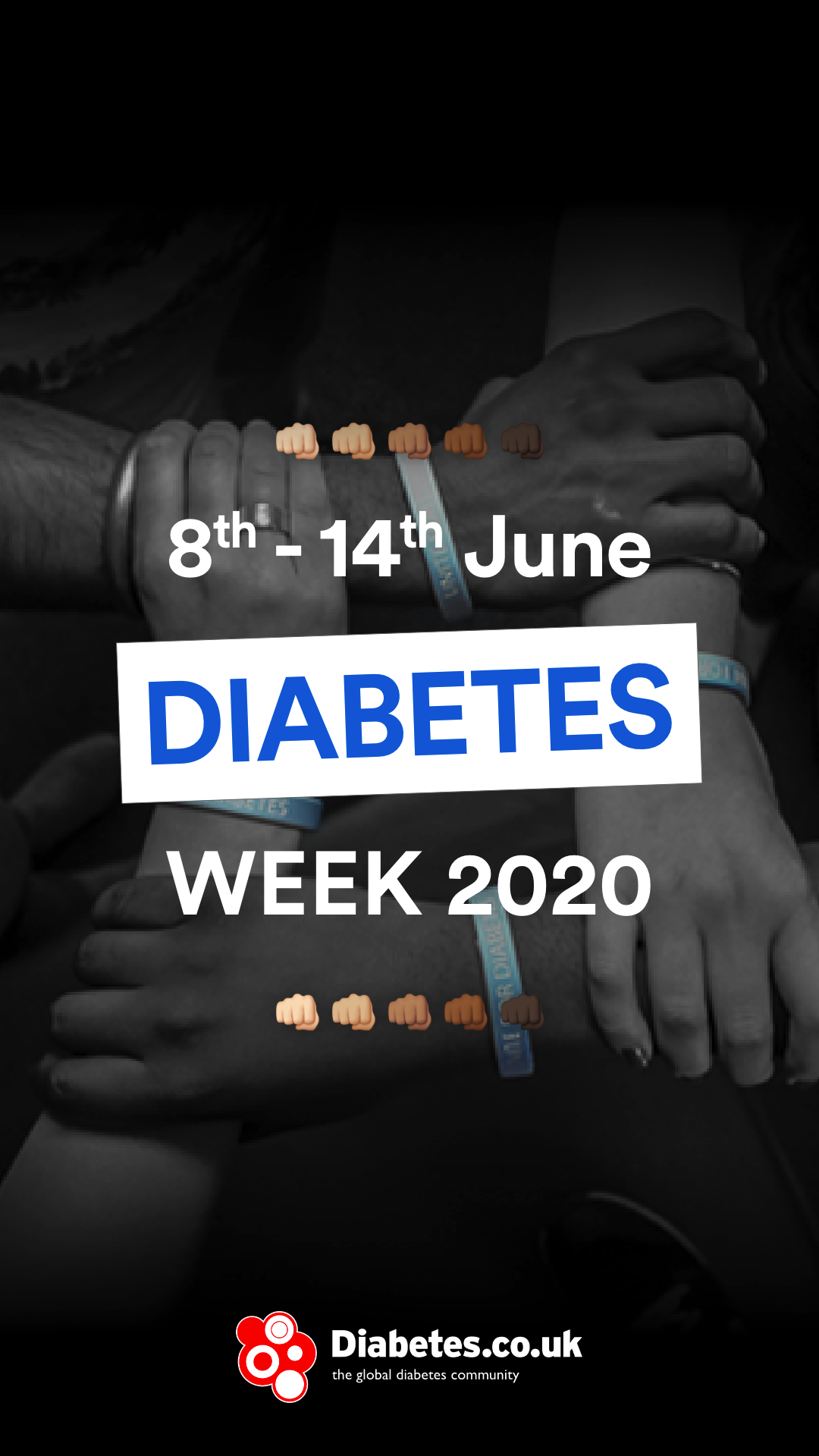Diabetes Week 2020 Phone Wallpapers